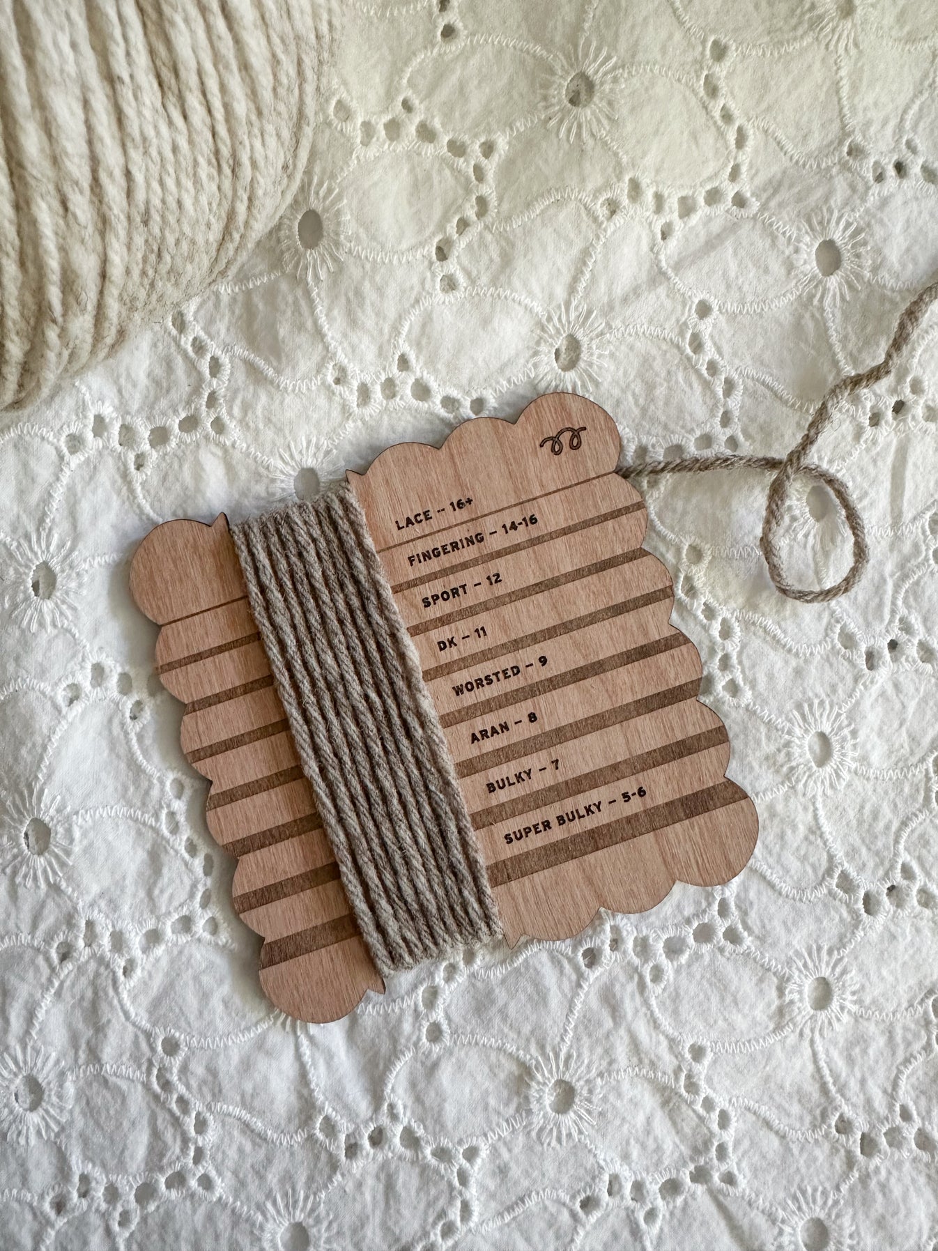 WPI (Wraps Per Inch) Yarn Tool – Making Treasures